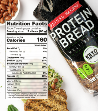 Protein Keto Bread - Vegan – Primal Bakery
